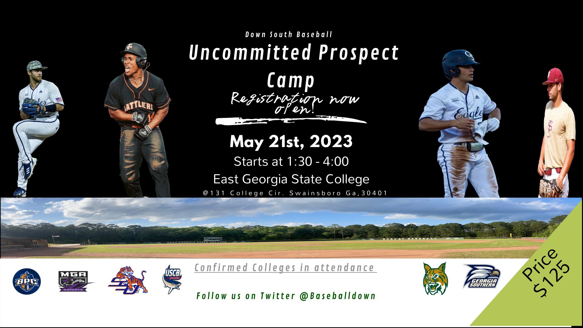 Down South Baseball Uncommitted Prospect Camp - Register Today