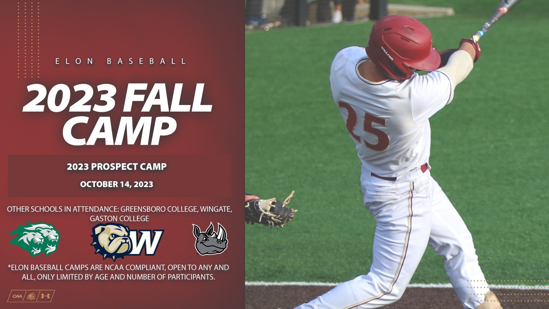Elon Baseball Fall Prospect Camp 2 - Register Today