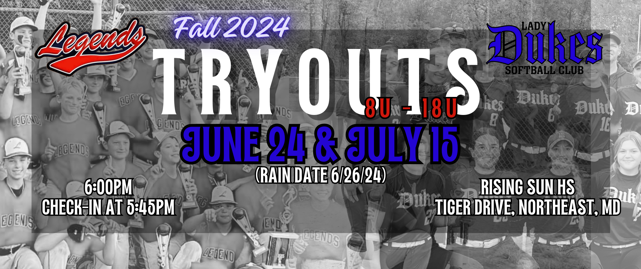 Fall 2024 Tryouts - Register Today